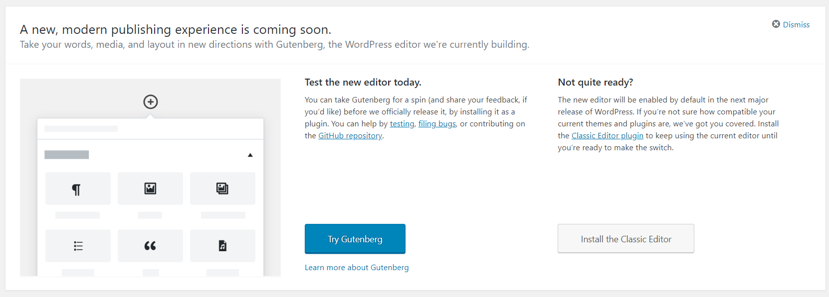 What to Expect in WordPress 5.0 The Gutenberg Update - CuroHosting Blog